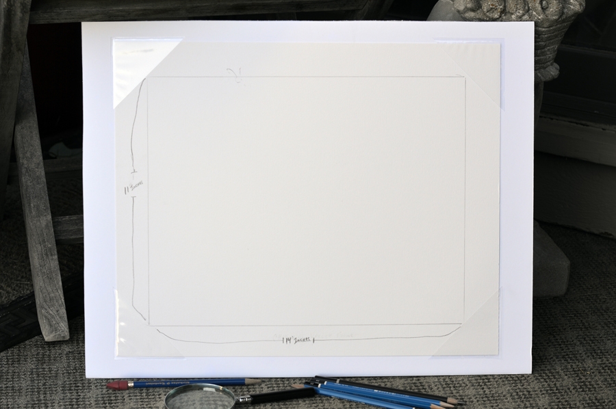 Fine art drawing paper on foam board. - Nicholas Santoleri, Realism Artist