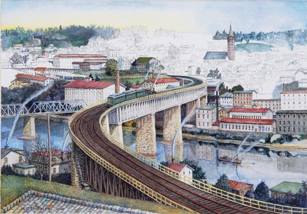 The S-Bridge to Manayunk – Nicholas Santoleri, Realism Artist